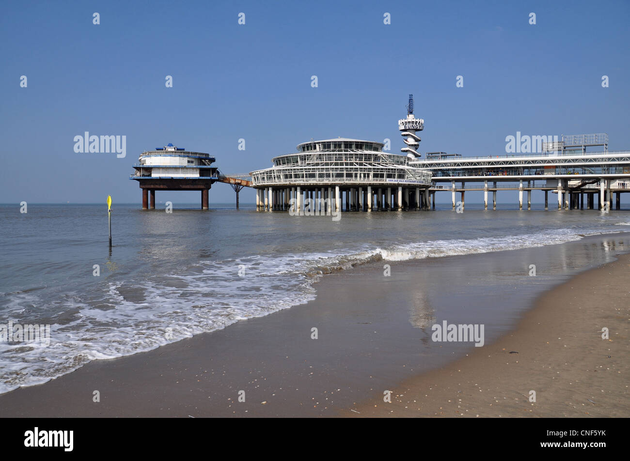 The Pier of Scheveningen, Netherlands, Europe Stock Photo - Alamy