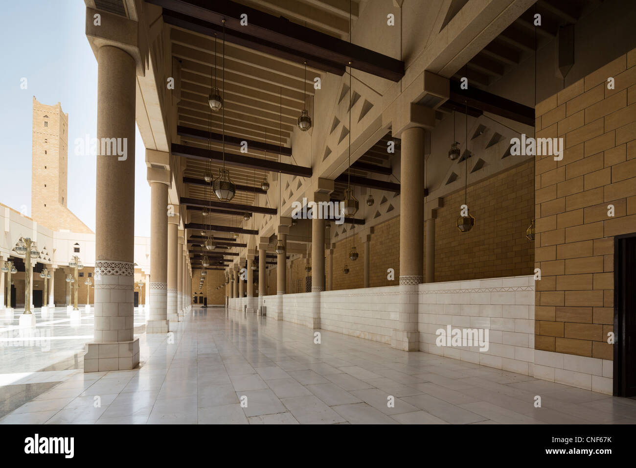 arcade, Great Mosque of Riyadh, Saudi Arabia Stock Photo - Alamy