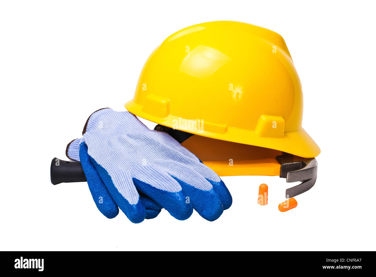 Hardhat construction equipment Cut Out Stock Images & Pictures - Alamy