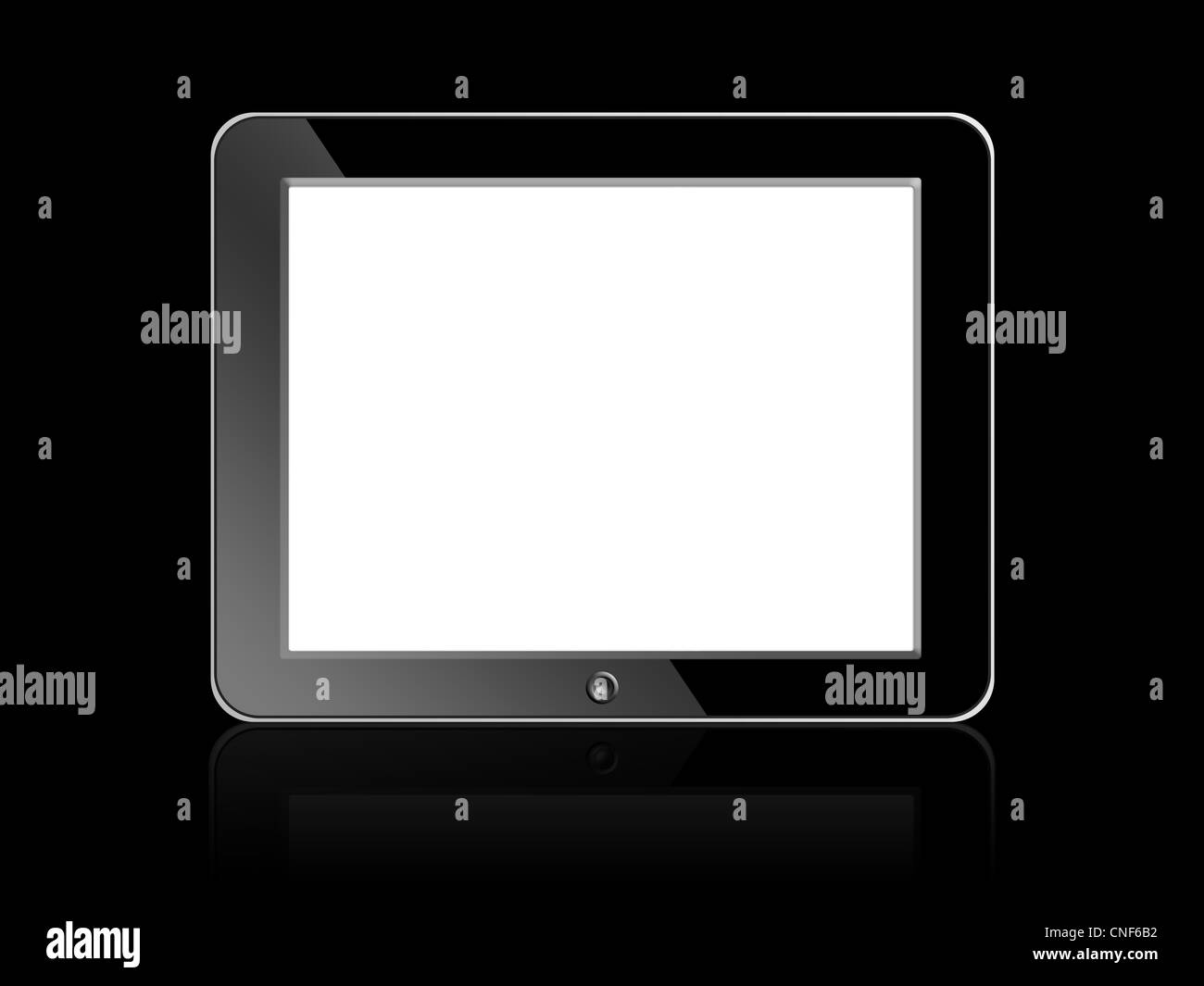Black blank Digital LCD Frame isolated on white background Stock Photo ...