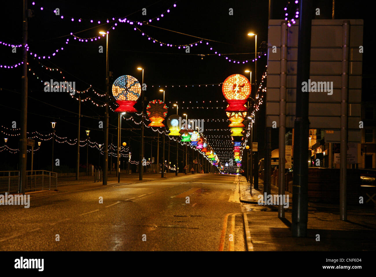 Blackpool street lights hi-res stock photography and images - Alamy