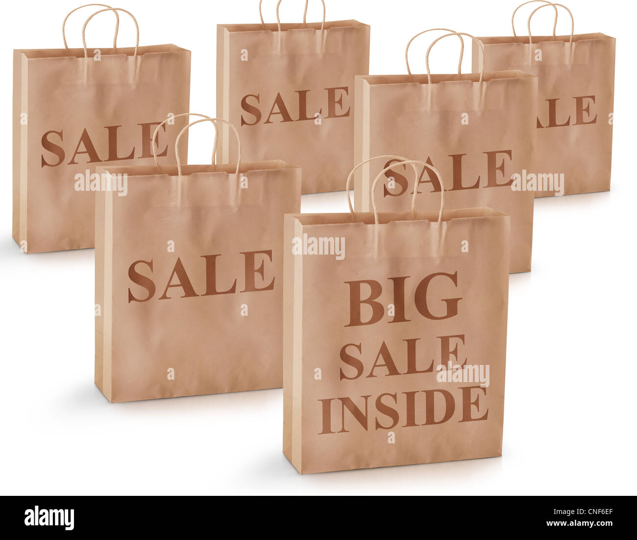 Shopping concept, empty shopping bags Stock Photo - Alamy