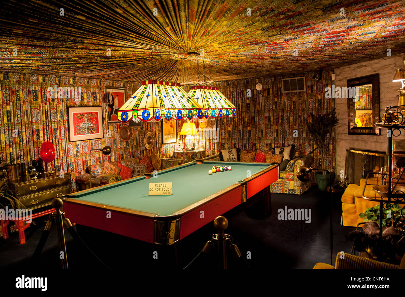 Graceland elvis presley interior hi-res stock photography and images ...