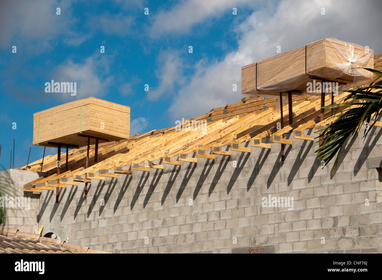 Residential construction, Florida USA Stock Photo - Alamy