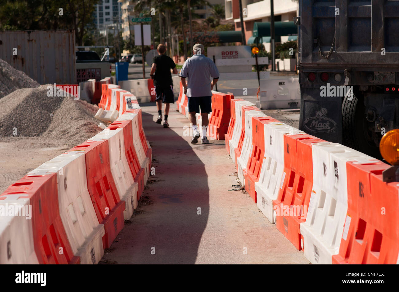 Plastic safety barrier hi-res stock photography and images - Alamy