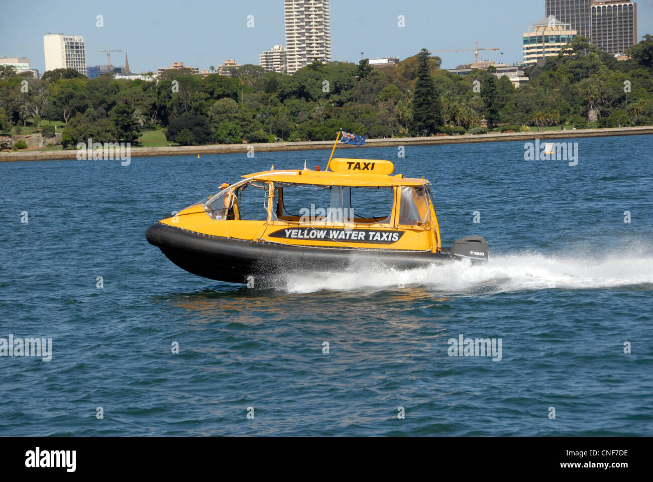 Water taxi on Sydney Harbour NSW Australia Stock Photo - Alamy