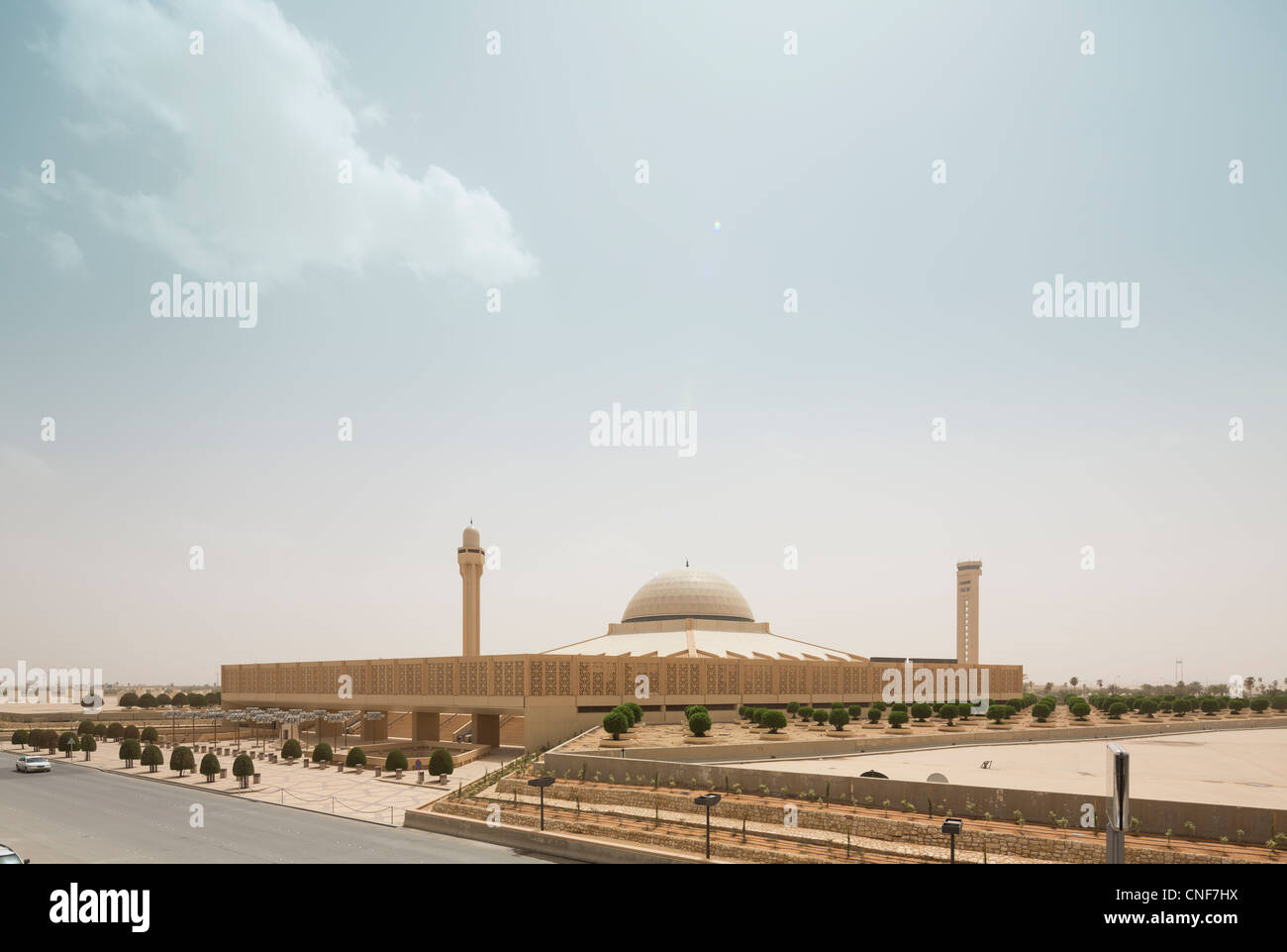 mosque, King Khalid International Airport, Riyadh, Saudi Arabia Stock ...