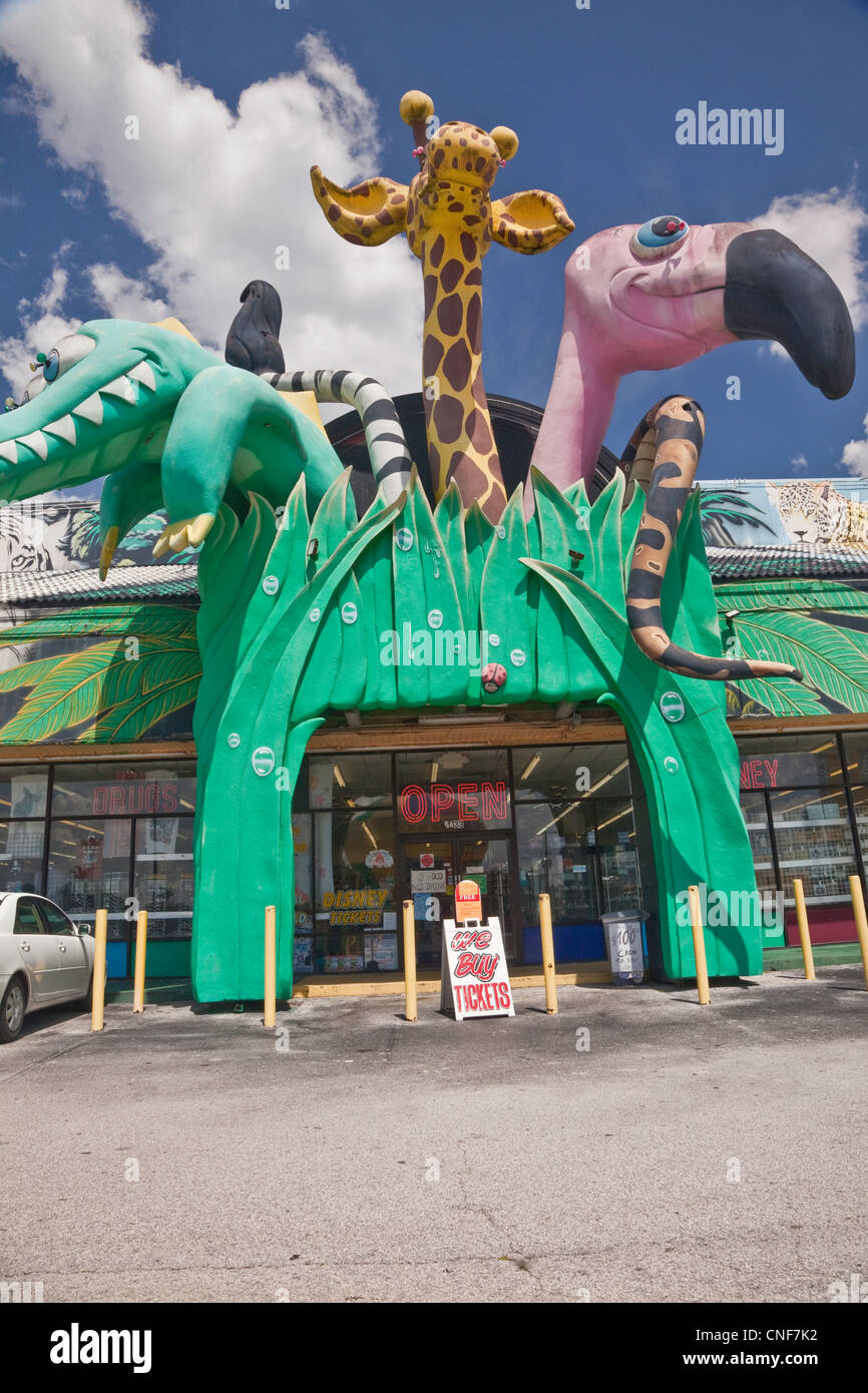 Creative;attractive;colorful store front buildings in Orlando;Kissimmee ...