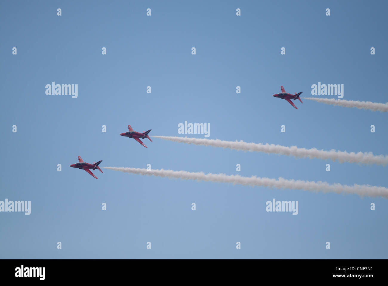 Red Arrows at Bournemouth Air Show Stock Photo - Alamy