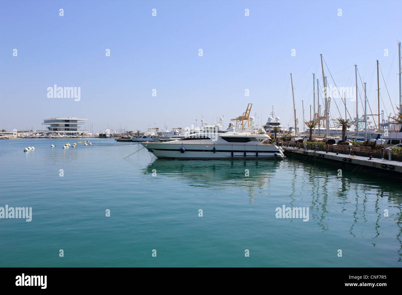 The Port of Valencia Spain Stock Photo - Alamy