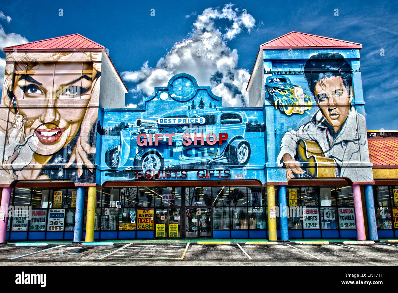 Creative;attractive;colorful store front buildings in Orlando;Kissimmee ...