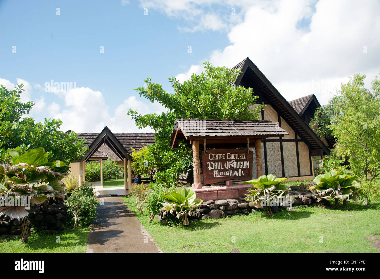 Gauguin polynesia house hi-res stock photography and images - Alamy