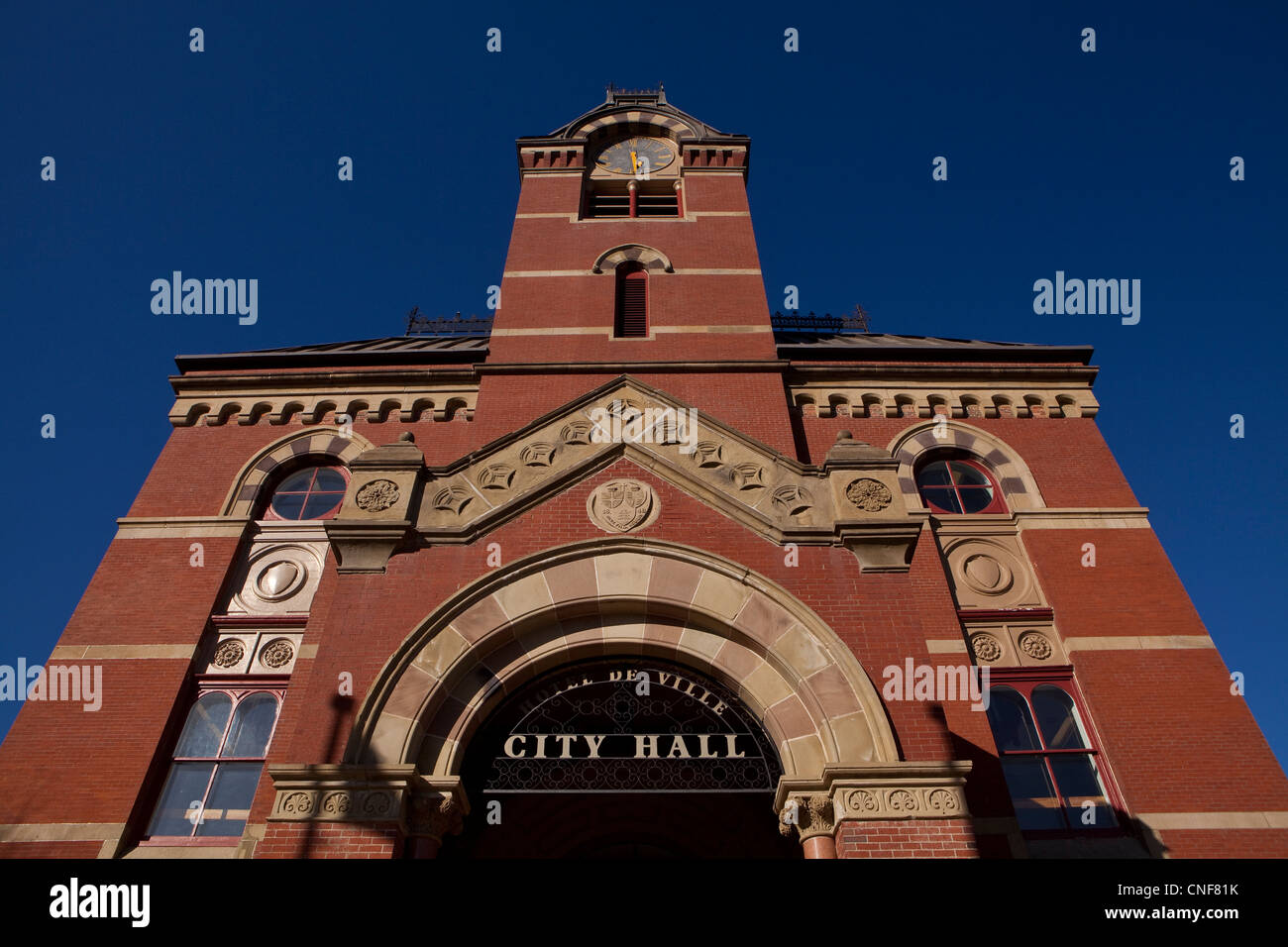Fredericton City Hall is pictured in Fredericton, New Brunswick Stock ...