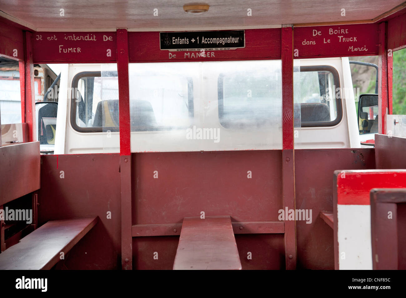 Marquises French Polynesia Pacific trucks Hiva Oa Stock Photo - Alamy