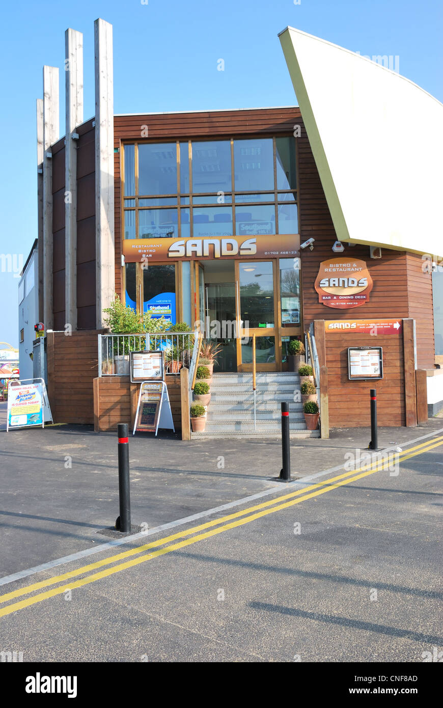 Sands restaurant southend essex Stock Photo - Alamy