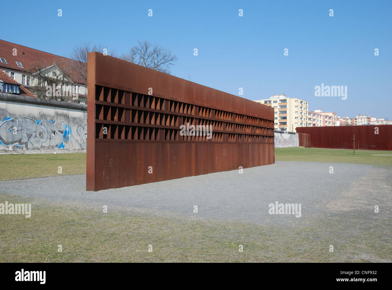 The Window of Remembrance at the Berlin Wall Memorial, Berlin, Germany ...