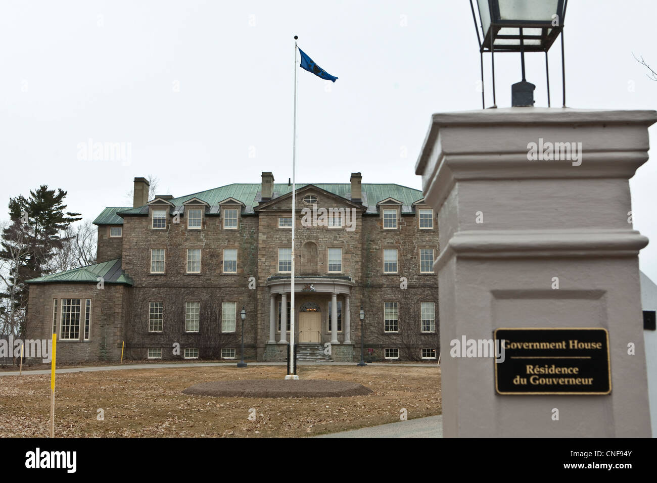 New Brunswick Government House (Residence du Gouverneur) is pictured in ...
