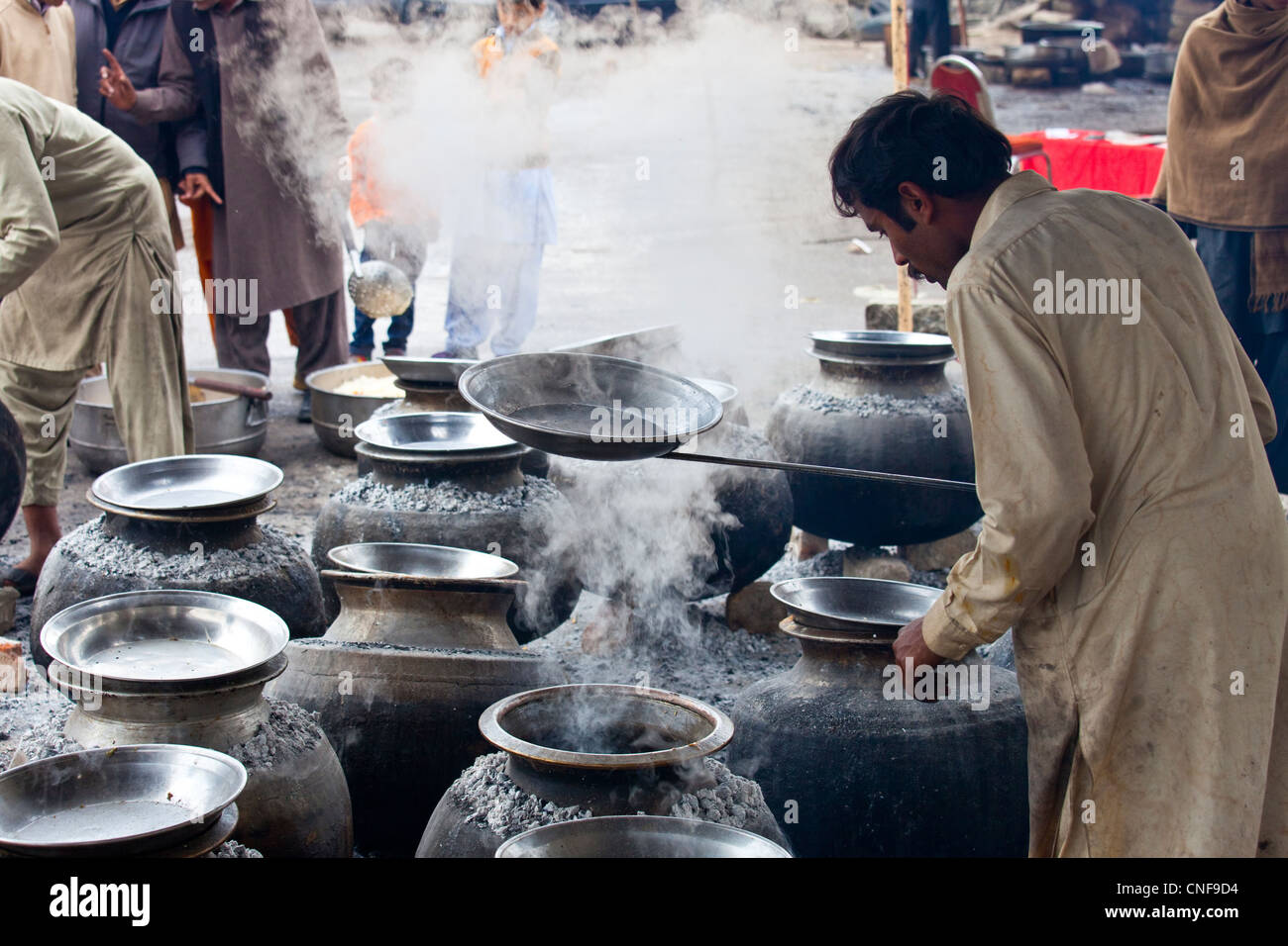 Huge pots full of Biryani in Islamabad, Pakistan Stock Photo - Alamy
