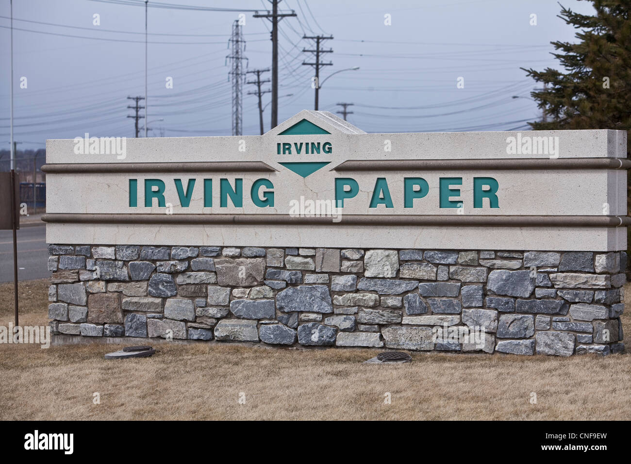 Irving Paper plant is pictured in Saint John (Saint-Jean), New ...