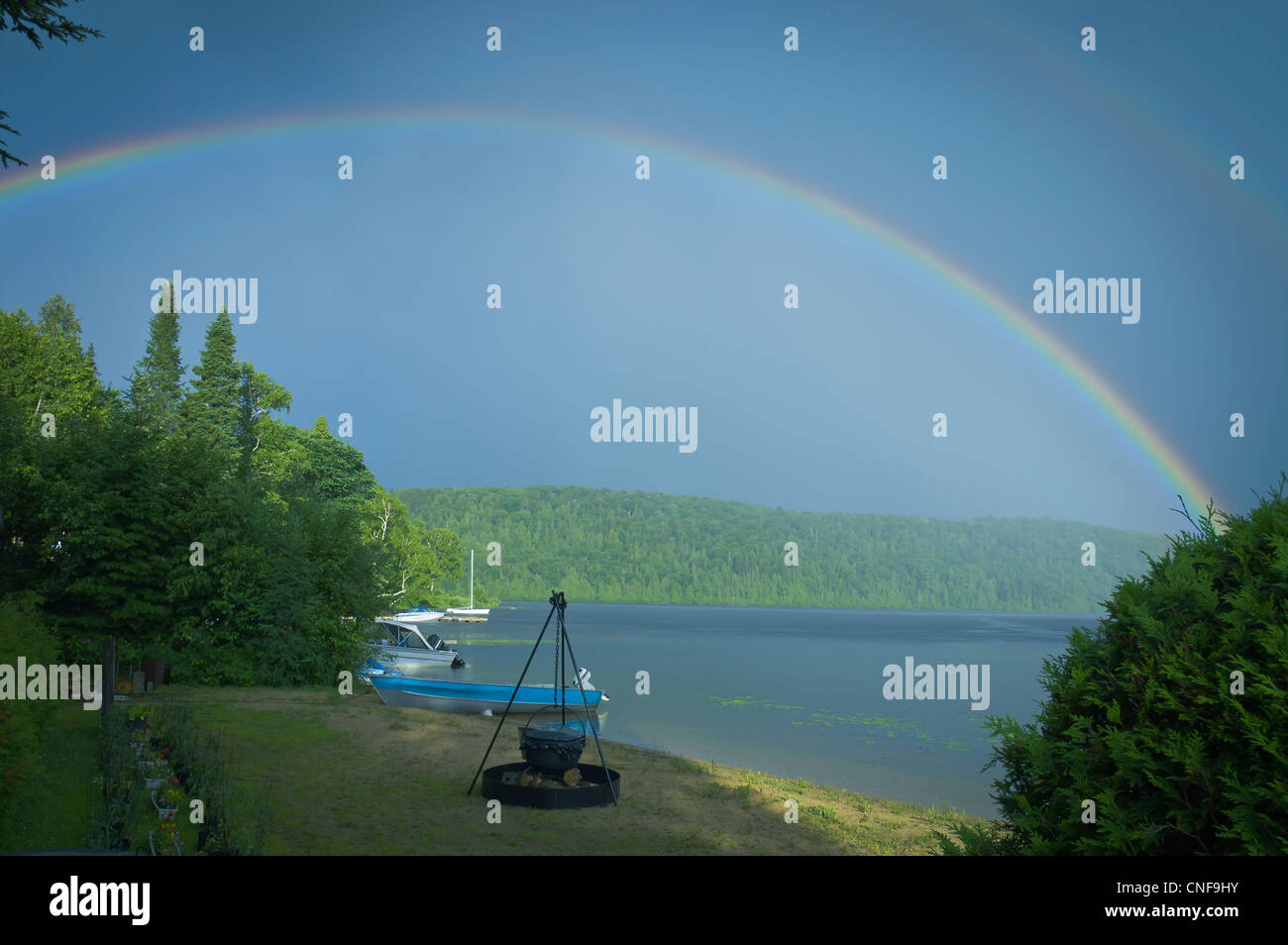 Double Rainbow Fall Color In High Resolution Stock Photography and ...