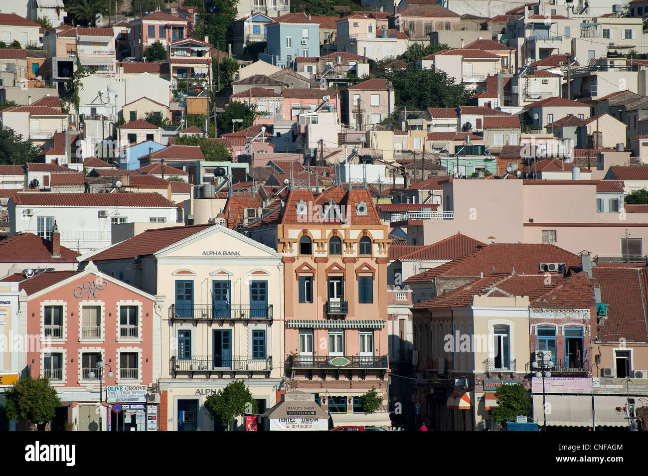 Mytilini town hi-res stock photography and images - Alamy