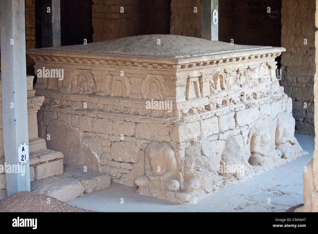 Buddhist ruins, Jaulian Stupa and Monastery, Taxila, Punjab Province ...