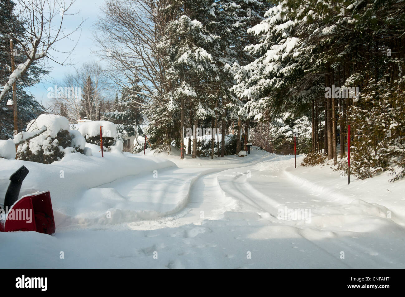 Canada province quebec road hi-res stock photography and images - Alamy