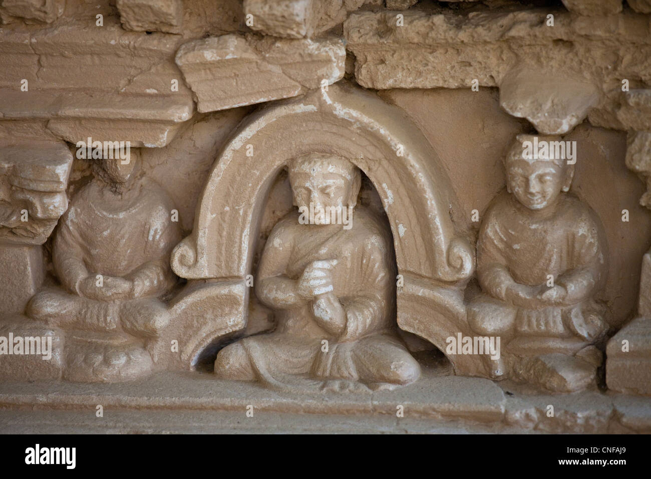 Buddhist ruins, Jaulian Stupa and Monastery, Taxila, Punjab Province ...