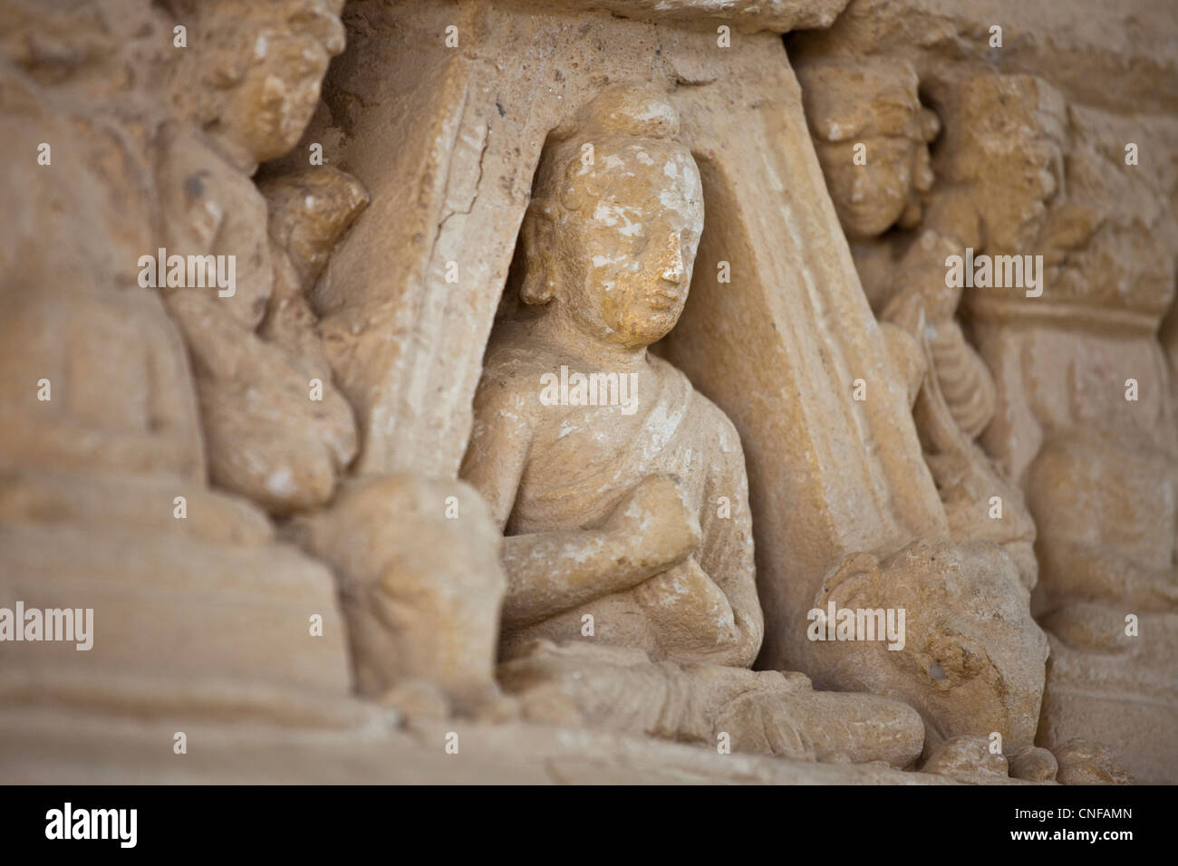 Buddhist ruins, Jaulian Stupa and Monastery, Taxila, Punjab Province ...