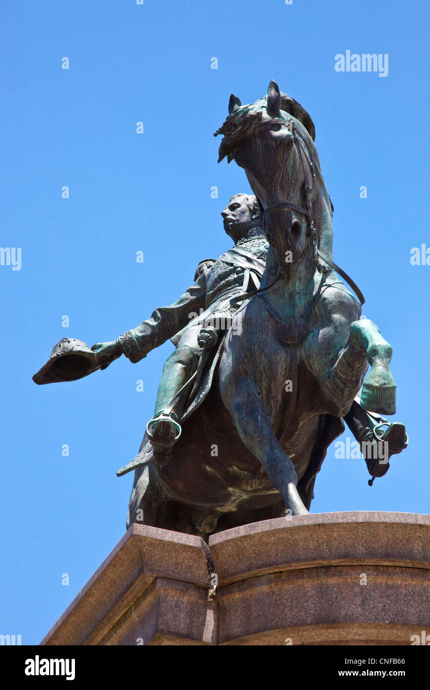 Statue of Captain General Gerardo Barrios, San Salvador, El Salvador ...