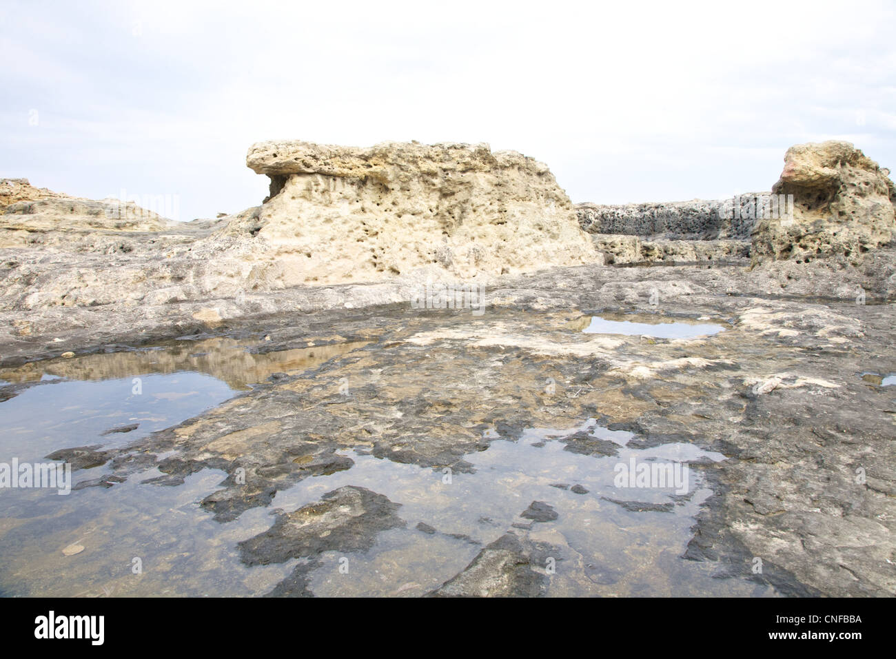 rock seaside at Menorca island in Spain Stock Photo - Alamy