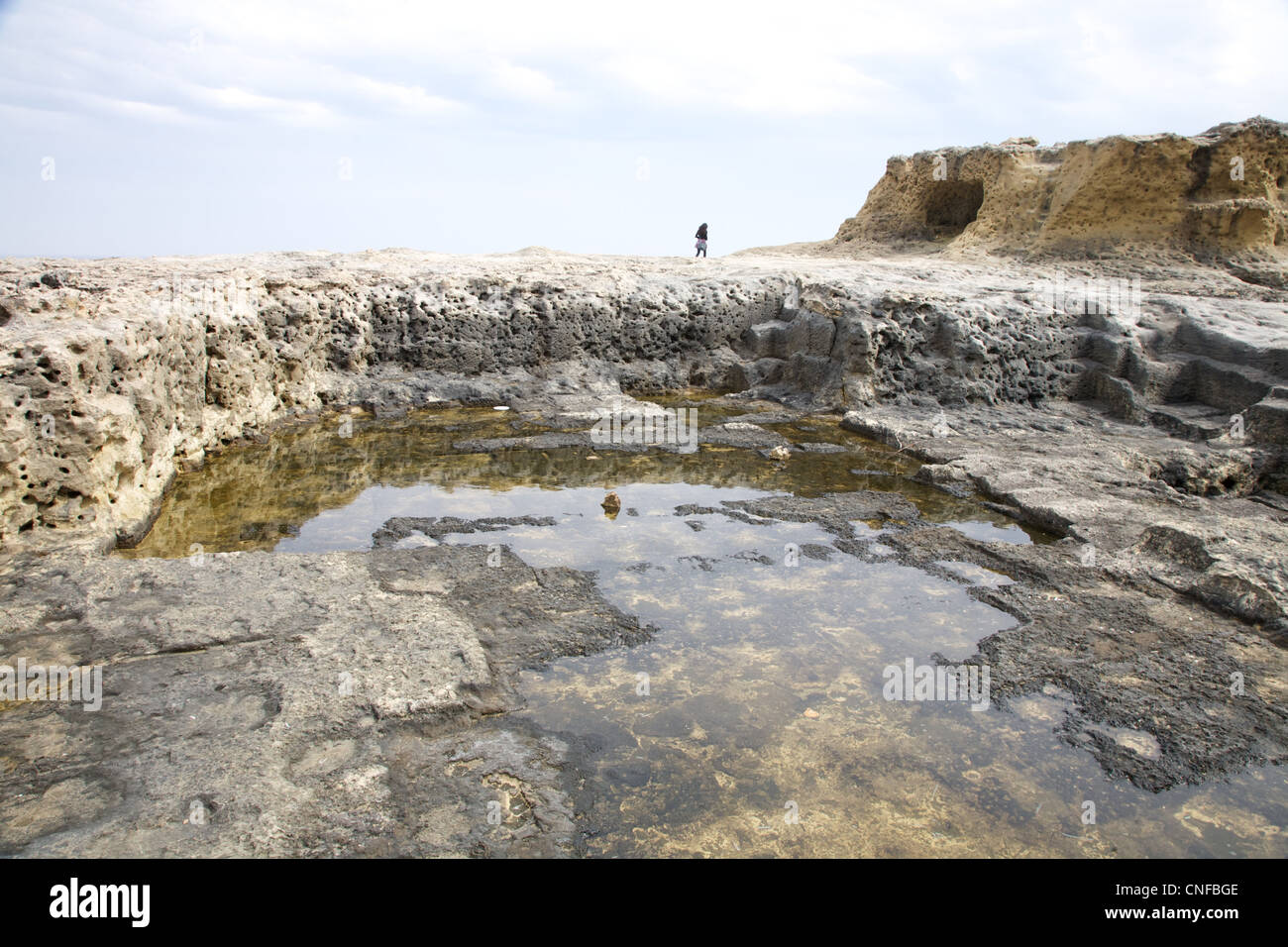 rock seaside at Menorca island in Spain Stock Photo - Alamy