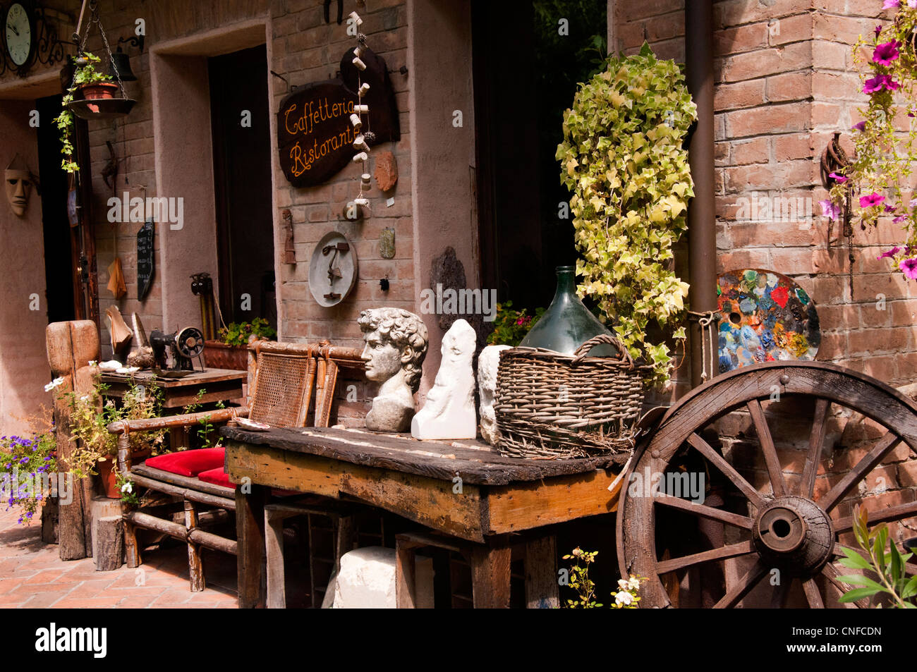 The Cafe Marfisa in the beautiful city of Ferrara in the province of ...