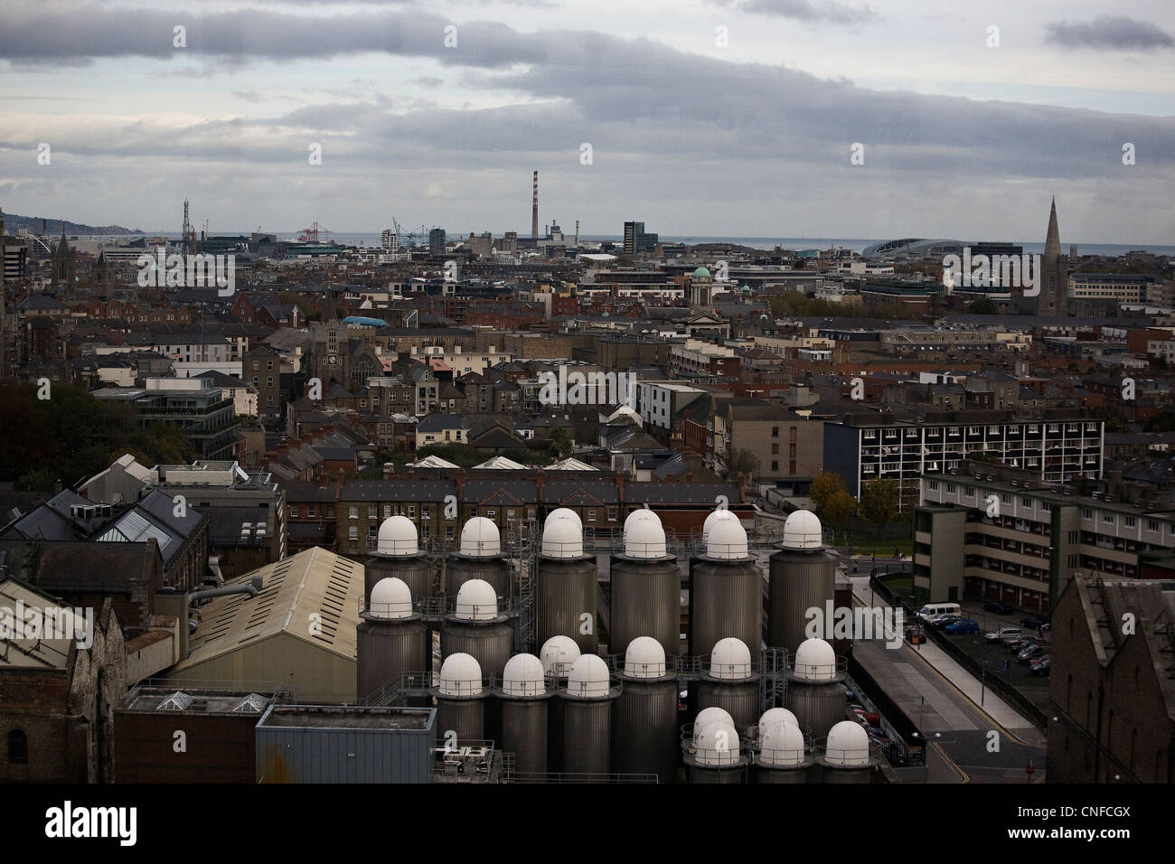 Dublin from the Guiness Tower Stock Photo - Alamy