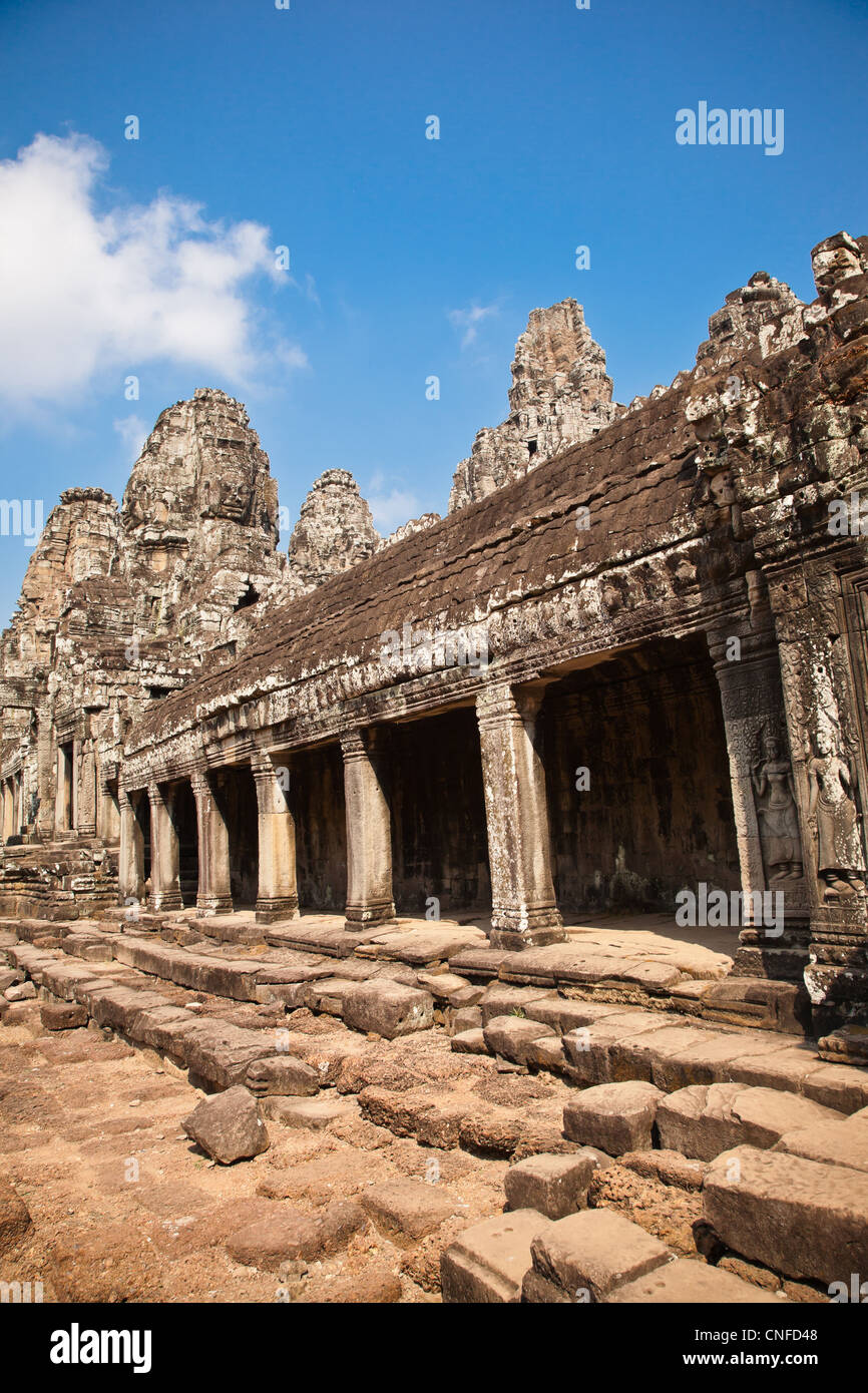 Angkor Bayon Temple Stock Photo - Alamy