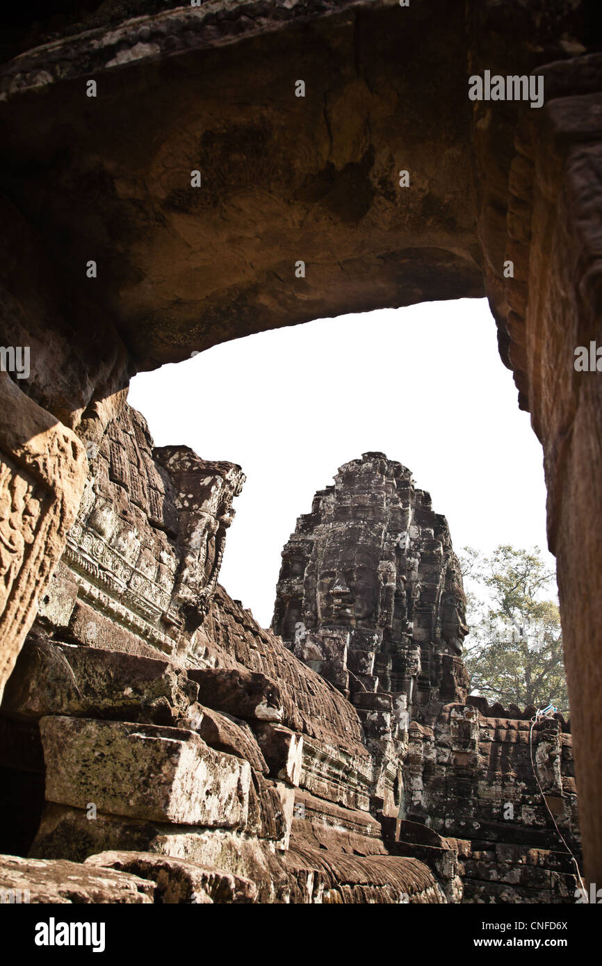 Angkor Bayon Temple Stock Photo - Alamy