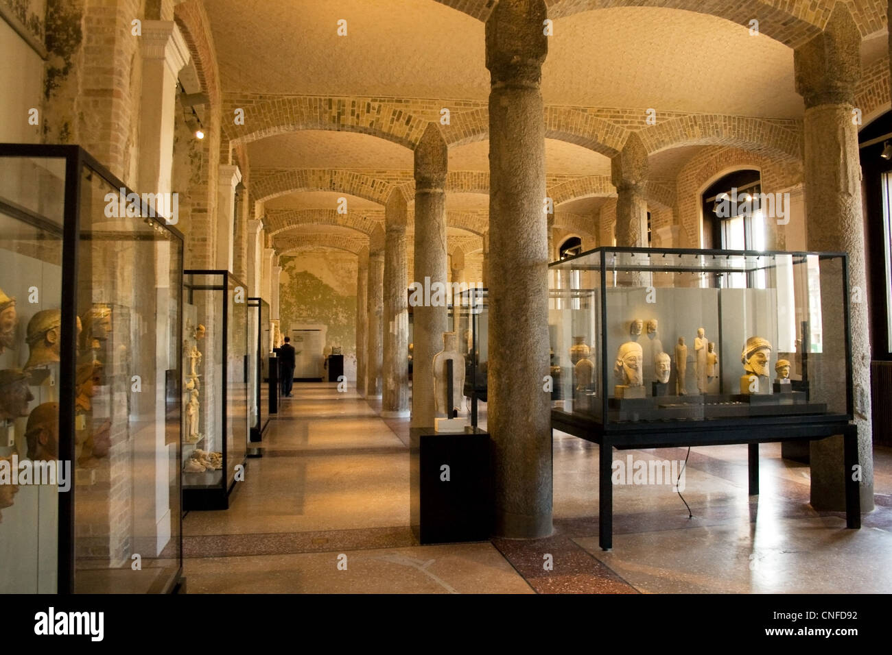 The Room of the Cyprus collection in the museum showcases artifacts ...