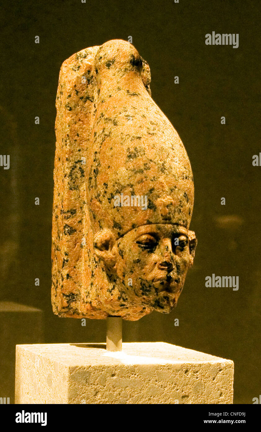 The head of the statue of Sesostris III (also known as Senusret III) is ...