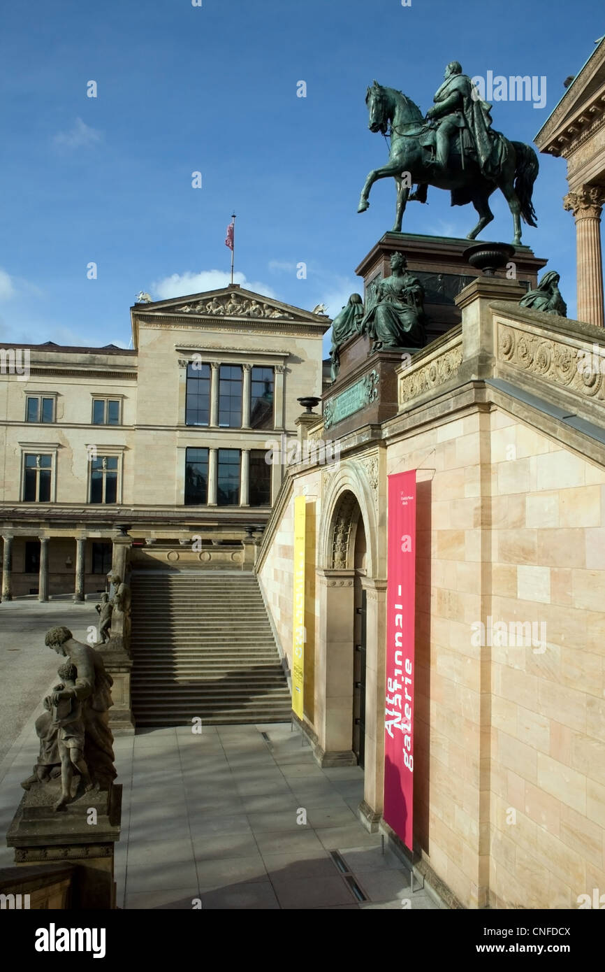The Neues Museum in Berlin, Germany, is a major museum that houses ...