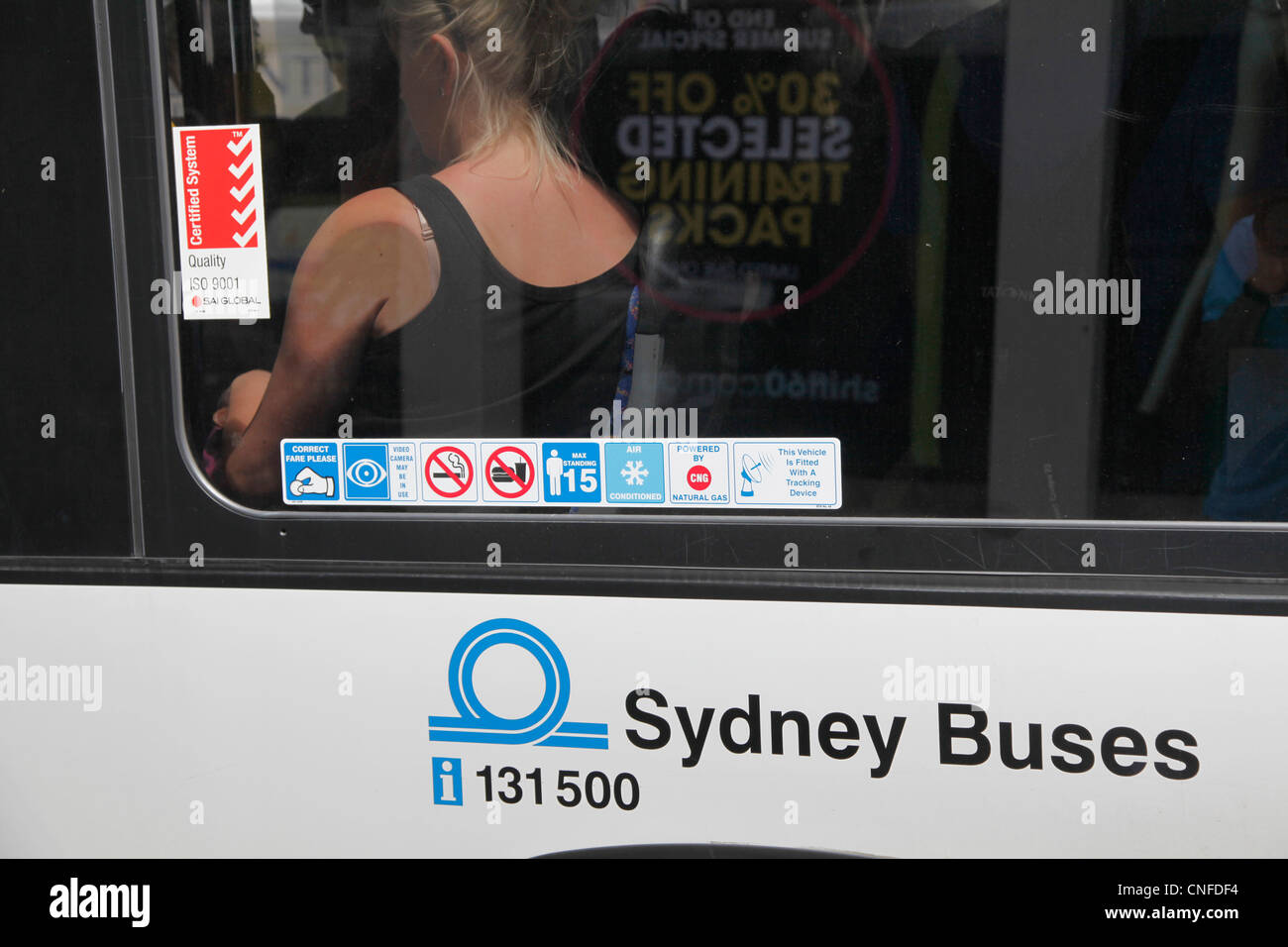 Bus public transport in Sydney, Australia Stock Photo - Alamy