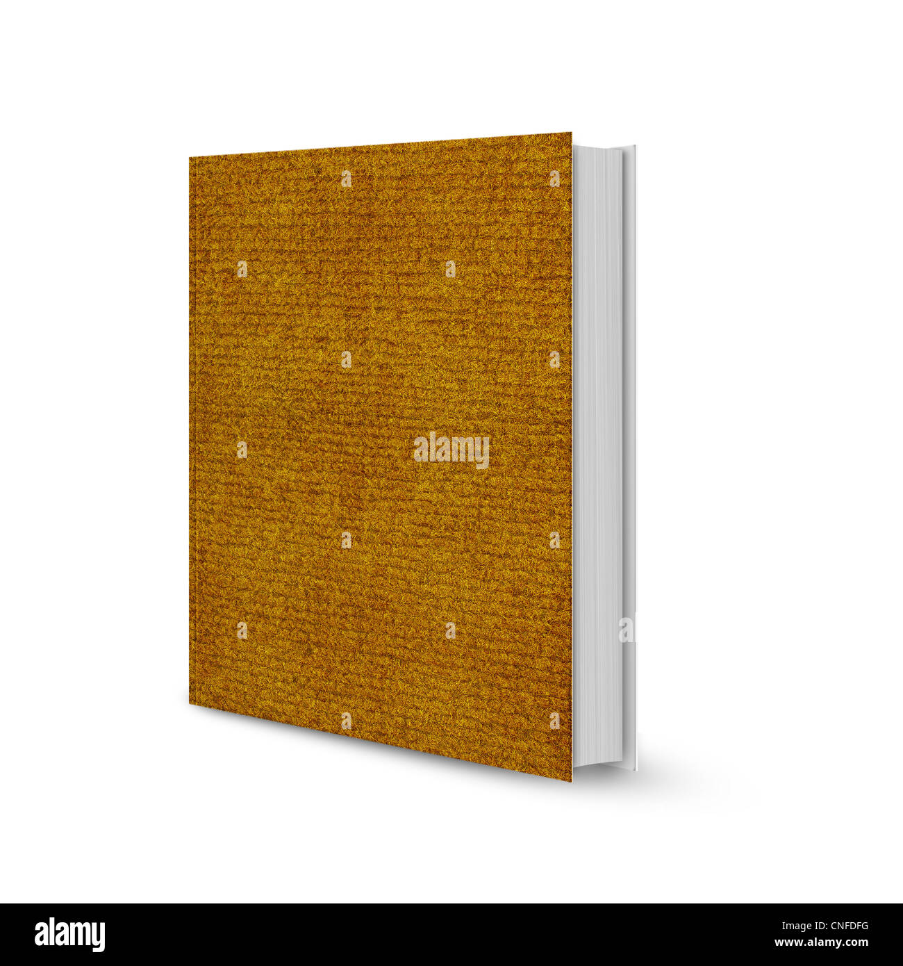 front view of Blank book cover brown mat Stock Photo - Alamy
