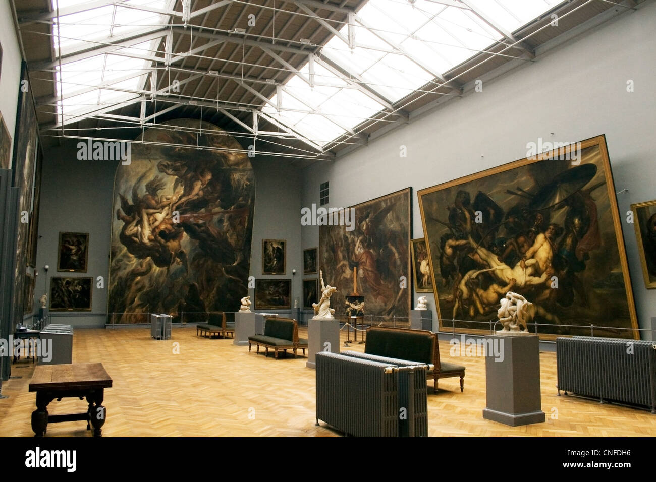 The Main Hall of the Wiertz Museum in Brussels showcases a wide range ...