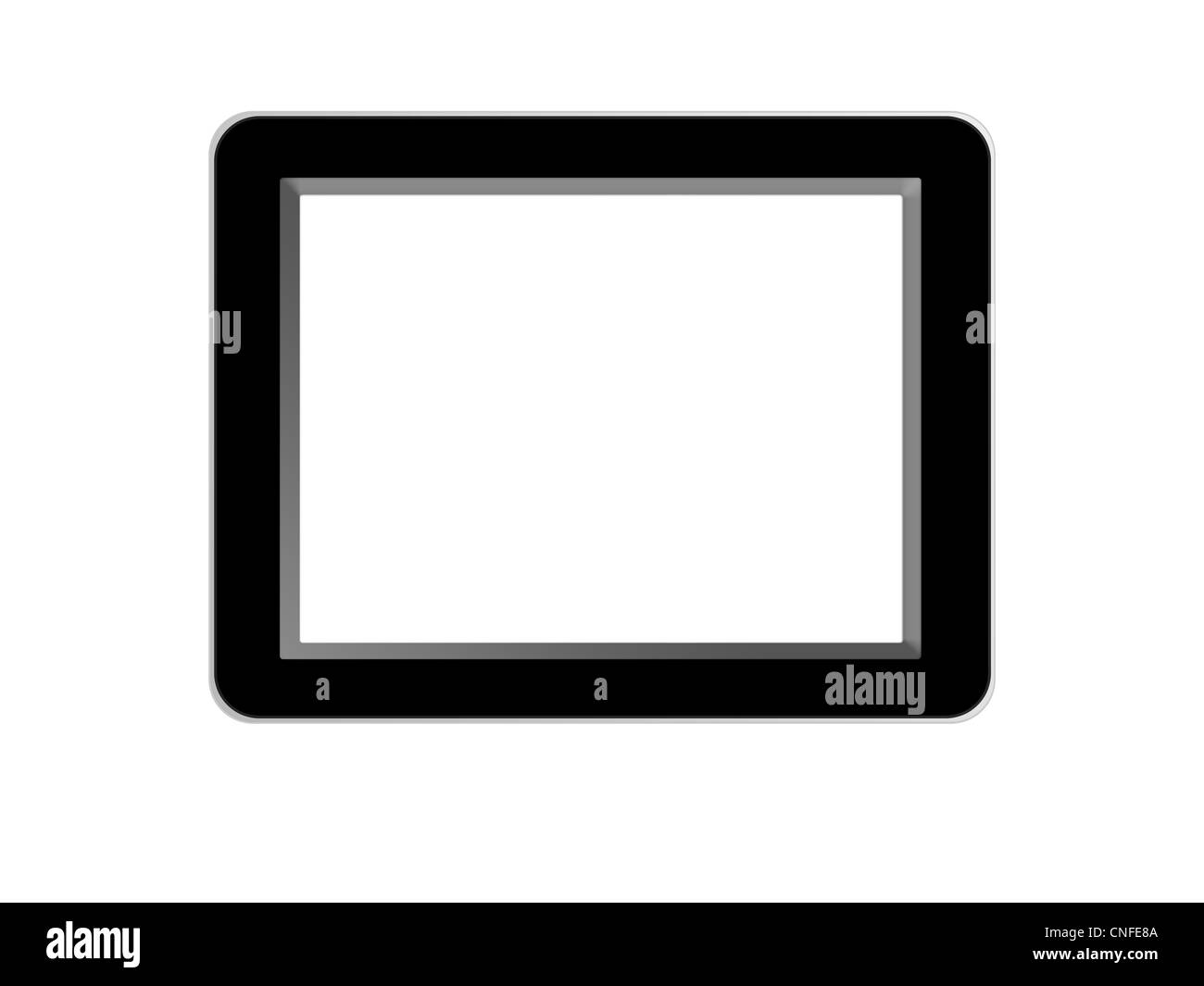 Black blank Digital LCD Frame isolated on white background Stock Photo ...