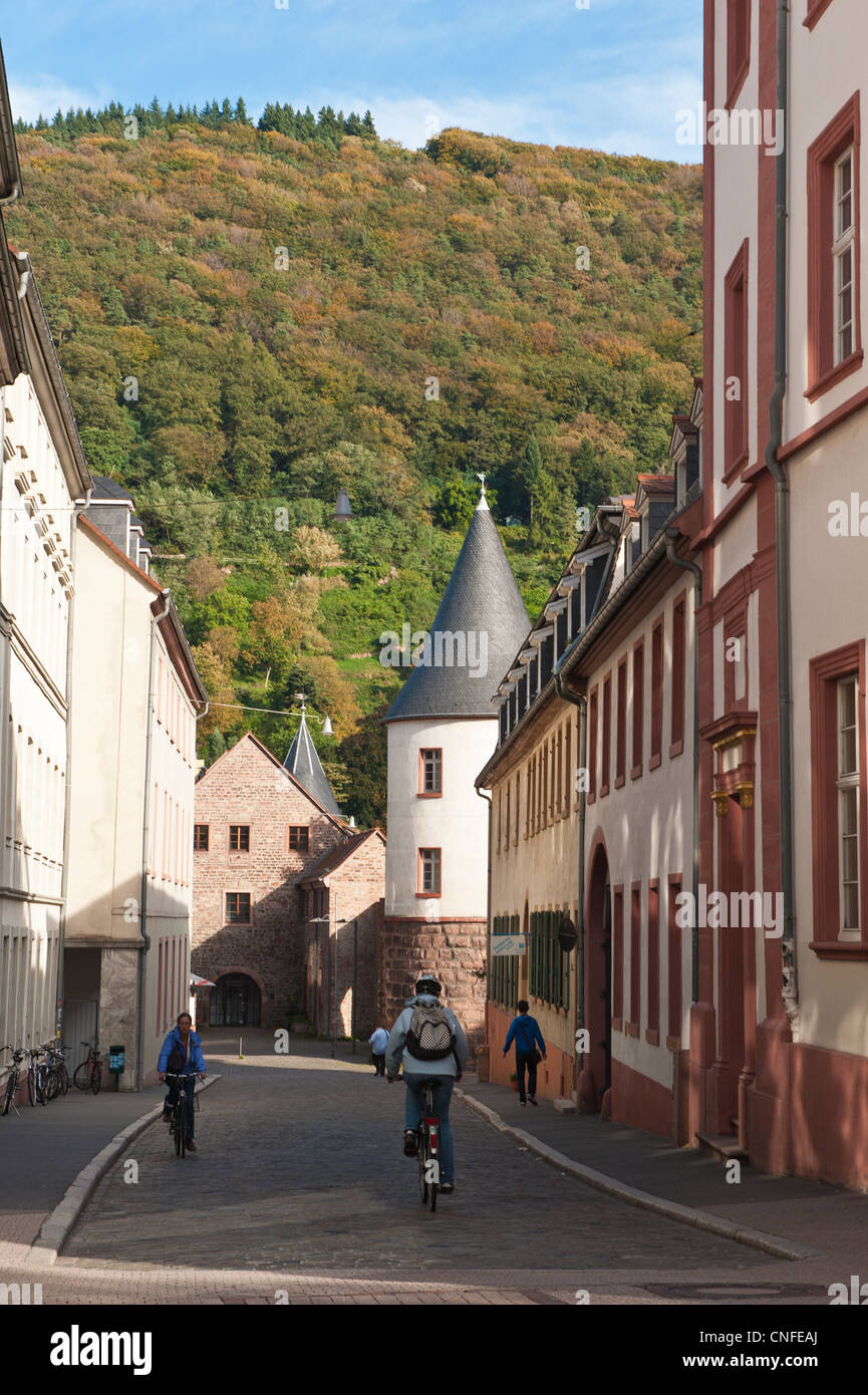 Tower Gate in Old Town Heidelberg, Germany Stock Photo - Alamy