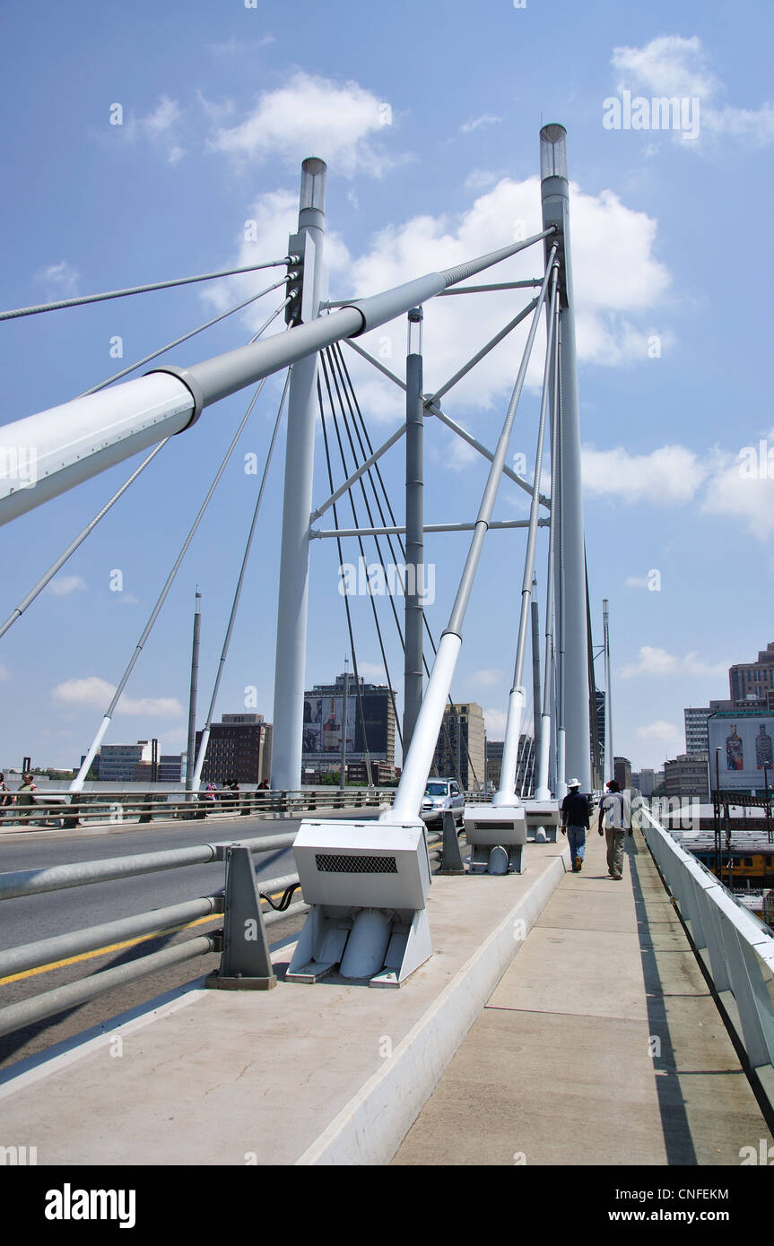 The Nelson Mandela Bridge, Johannesburg, Gauteng Province, Republic of ...