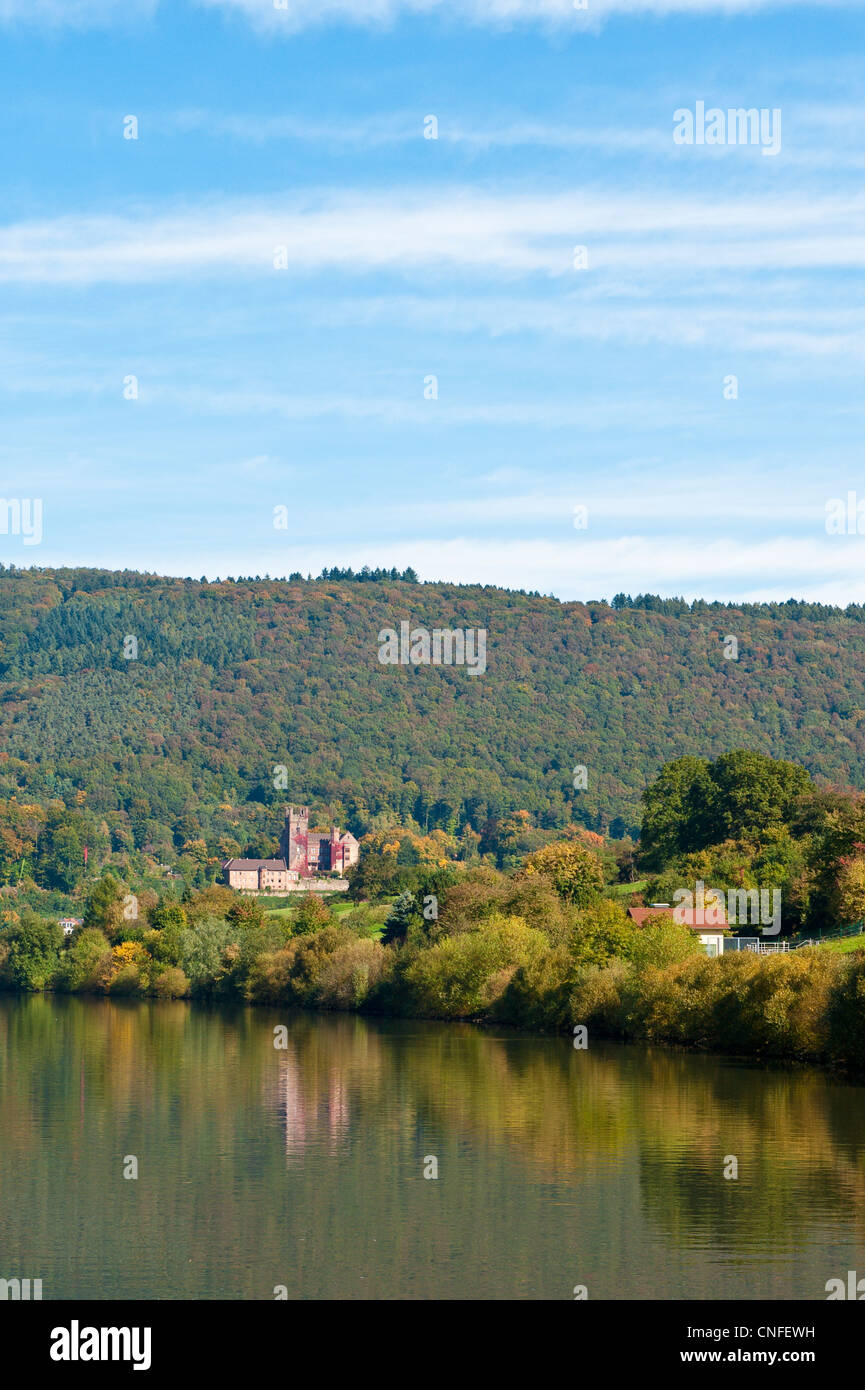 The Mittelburg (Middle Castle) in Neckarsteinach, Germany Stock Photo ...