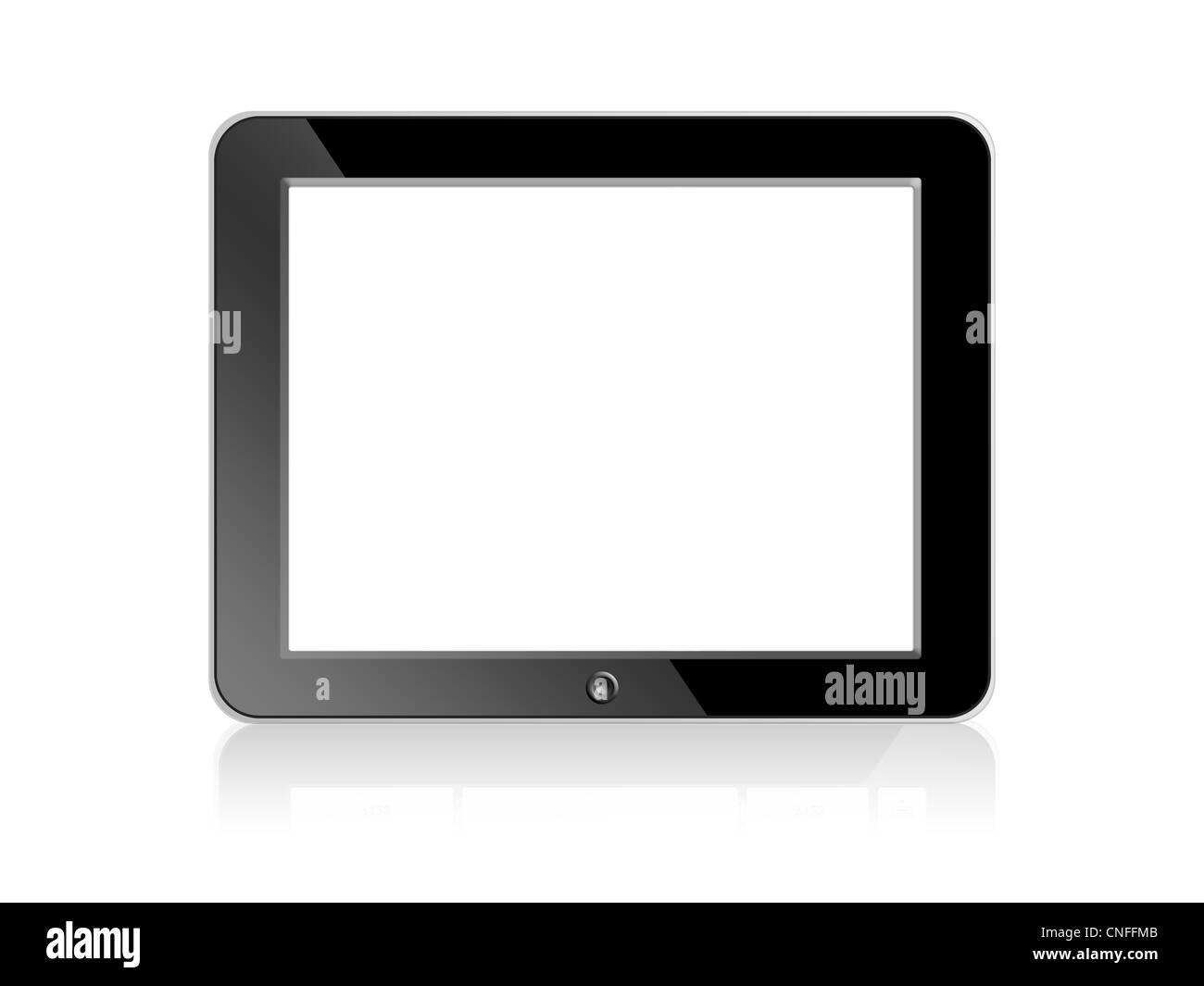 Black blank Digital LCD Frame isolated on white background Stock Photo ...