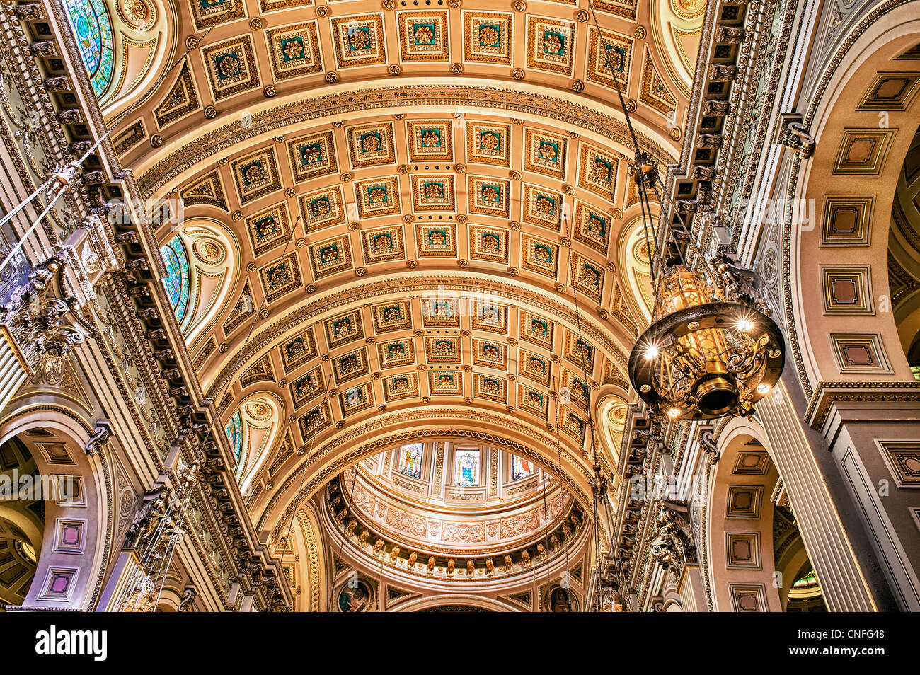 Catholic christianity elaborate ceiling hi-res stock photography and ...