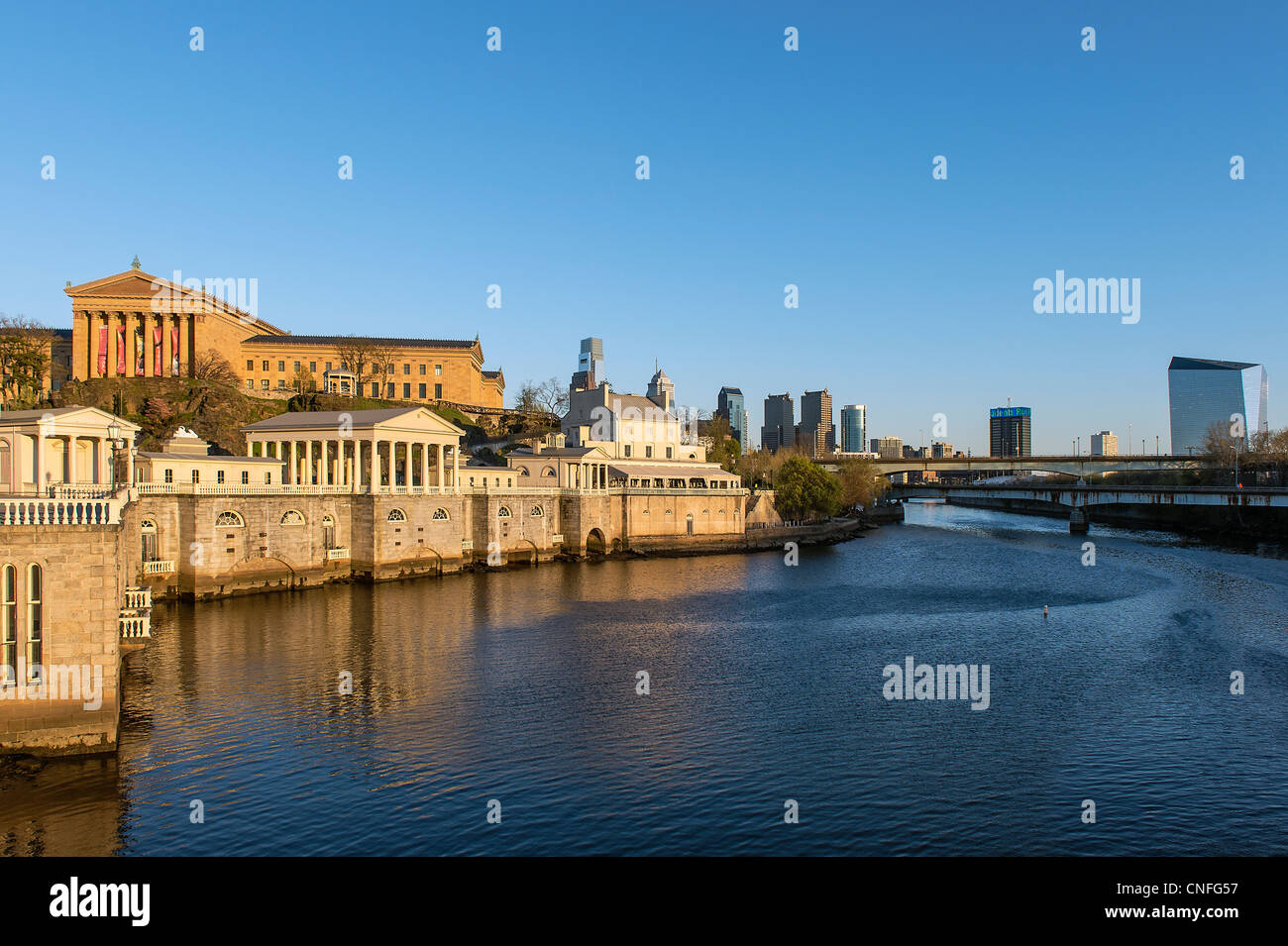 The Fairmount Water Works and art museum, Philadelphia, Pa ...