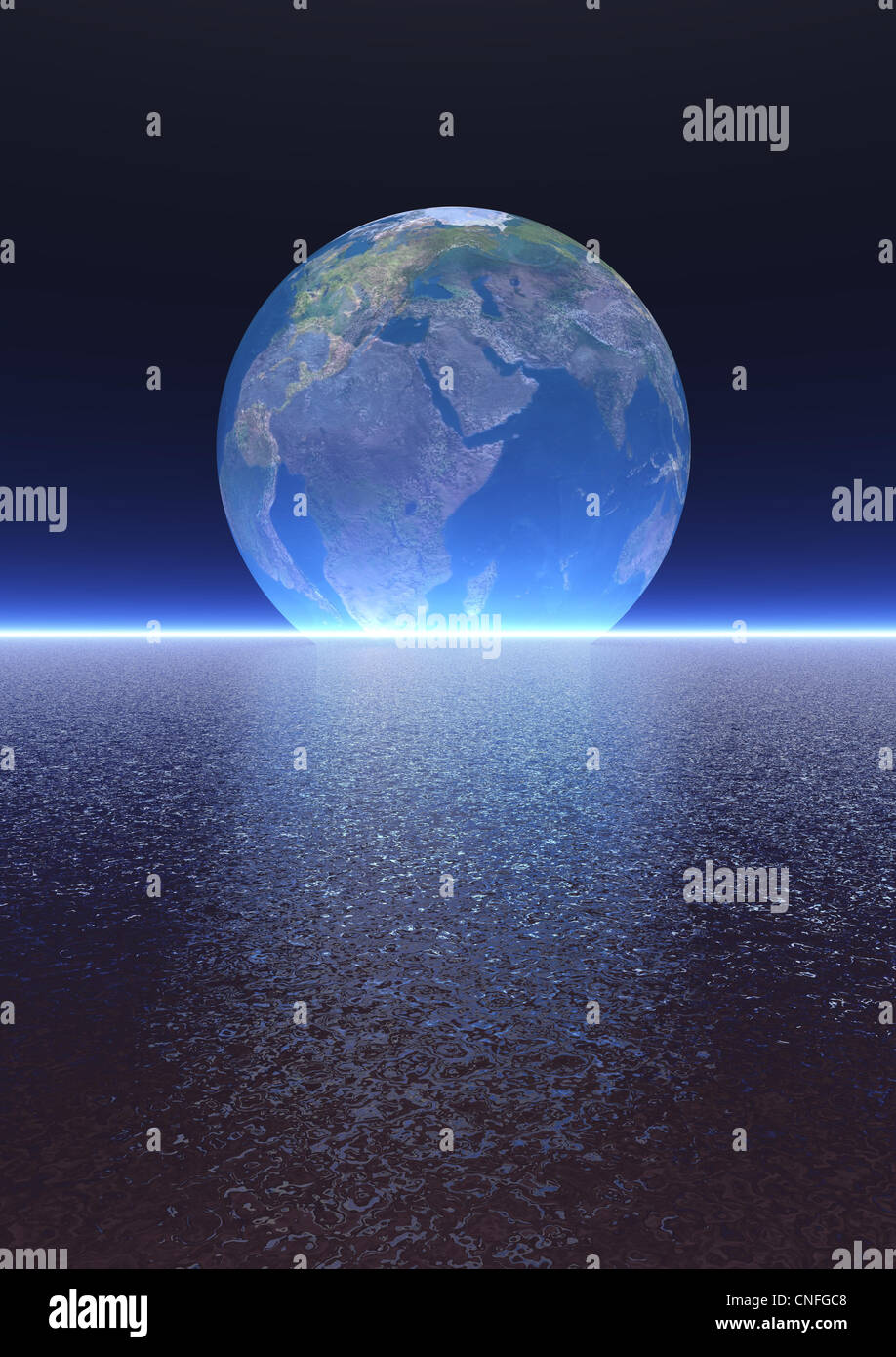world and landscape and sea Stock Photo - Alamy